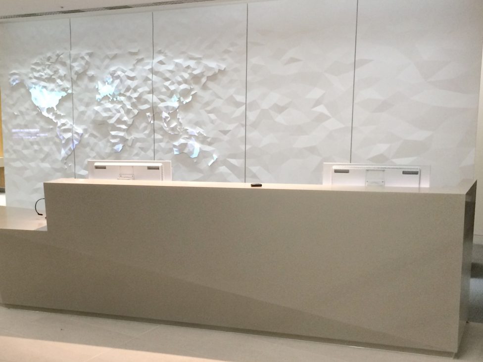 Corian® Reception Desk Manufacturers | Bespoke Reception Desk Design
